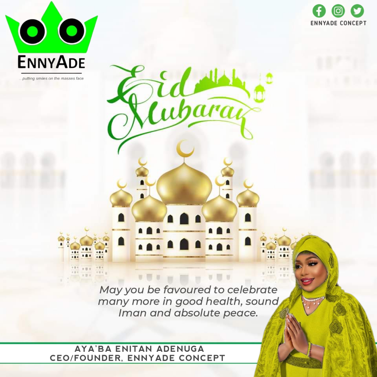 EID-EL-FITR: Aya’ba Adenuga Felicitates With Muslim’s Faithfuls ...